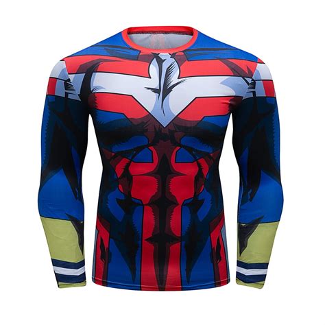 Cosfitness Anime Gym Shirt Bnha Boku No Hero Academia Workout Gear