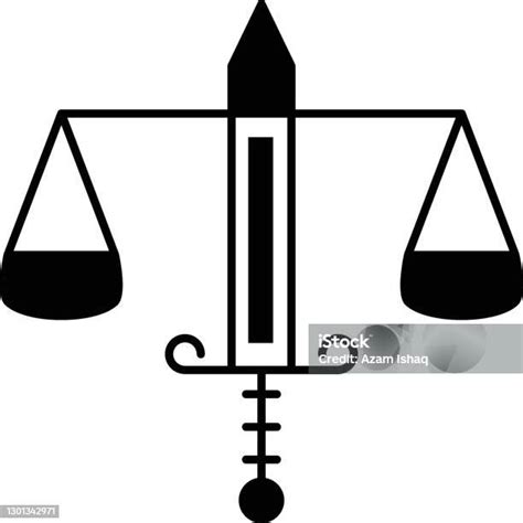 변호사 및 바리 스타 사무실 로고 개념 정의 벡터 아이콘 디자인 변호사 회사 및 법률 기관 기호 흰색 배경 개념에 대한 스톡