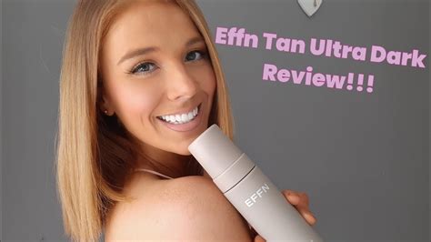 Effn Tan Ultra Dark Self Tan Review Youtube