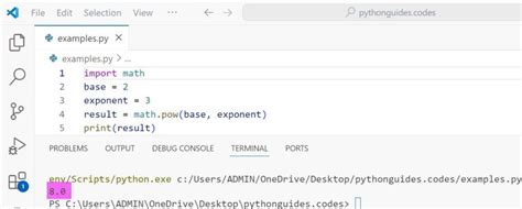 How To Use Exponential Functions In Python