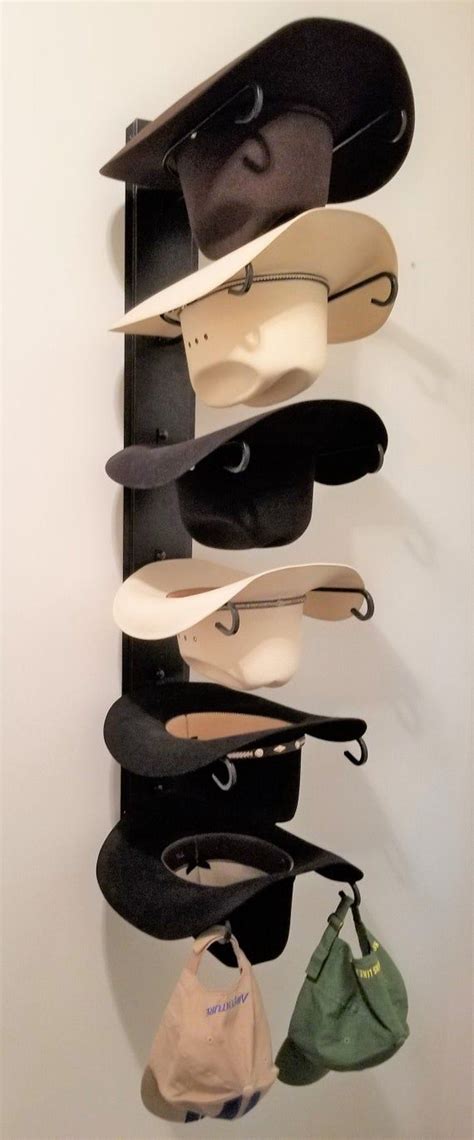 American Made Hat Holder 886 Classic Black Etsy Hat Holder Cowboy