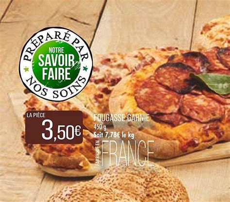 Promo Fougasse Garnie Chez Match Icataloguefr