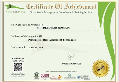 Just Completed A Course On Principles Of Risk Assessment Techniques — And Its Been An