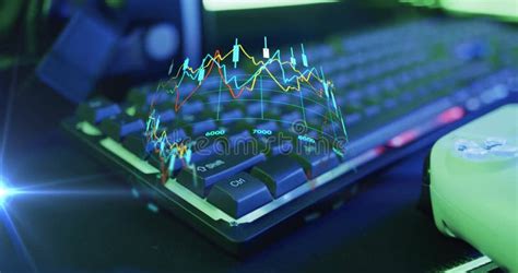 Image Of Financial Data Processing Over Computer Keyboard Stock Image Image Of Global