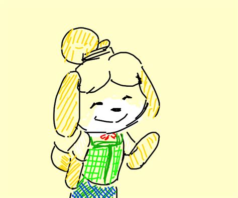 Isabelle As A Sonic Character Drawception