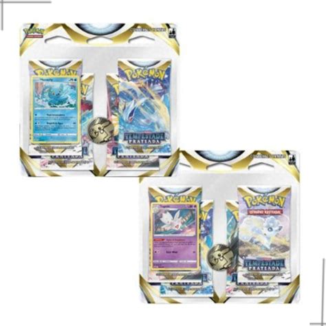 Kit Pokémon Blister Quadruplo Tempestade Prateada 4 Pacotes Em Promoção