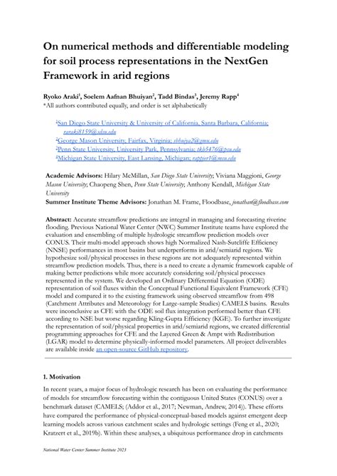 Pdf Chapter 2 On Numerical Methods And Differentiable Modeling For