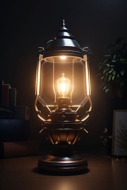 Premium Ai Image Incandescent Lamp