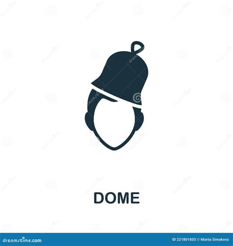 Dome Icon Monochrome Simple Element From Sauna Collection Creative Dome Icon For Web Design