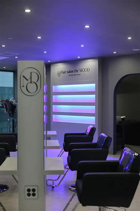 조명으로 포인트를 준 모던 40평 미용실인테리어 의정부 산곡동