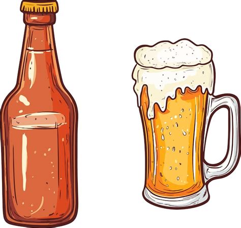 Pretzels Bocadillo Y Cerveza Oktoberfest Vector Premium Generado Con IA
