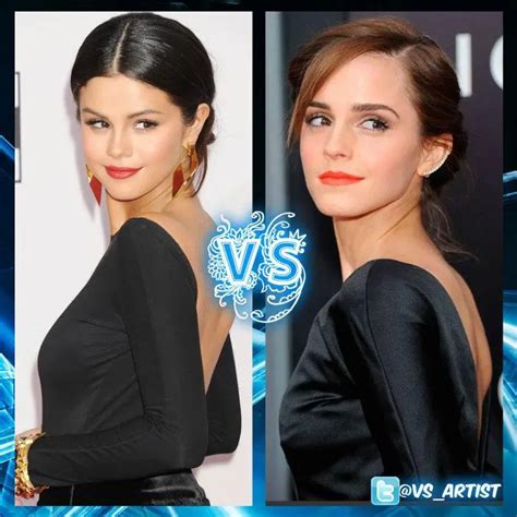 Selena Gomez Vs Emma Watson Scrolller Selena Gomez Vs Emma Watson Scrolller