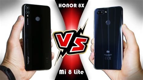 БИТВА СТЕКЛЯШЕК Honor 8X VS Xiaomi Mi 8 Lite YouTube