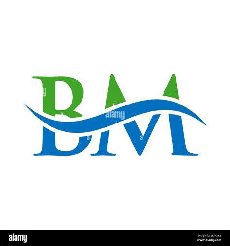 Plantilla Vectorial De Logotipo De Letras Bm Combine Letra Bm Logo