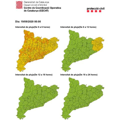 Protecció Civil de la Generalitat activa l alerta del Pla INUNCAT Ajuntament de Llagostera