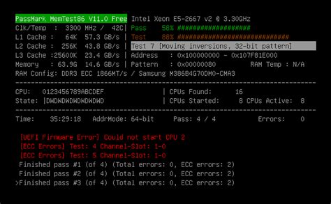 Ecc Errors That Were Corrected During Memtest86 Should I Be Worried Truenas General
