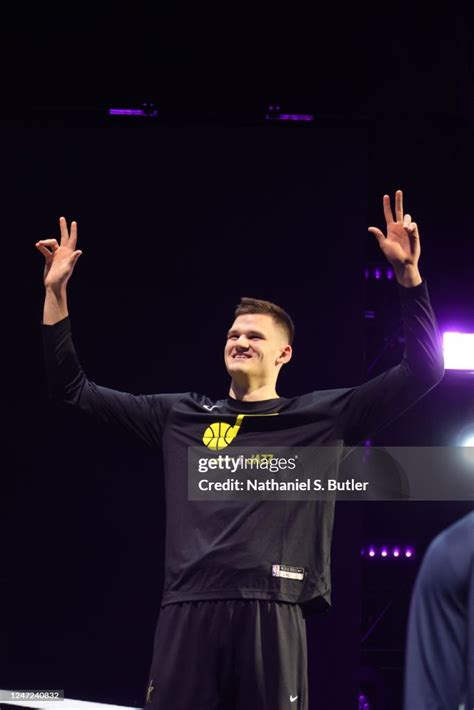 Walker Kessler Of Team Deron Is Introduced During Jordan Rising Stars