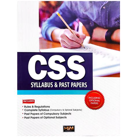 Css Syllabus And Past Papers Hsm Publishers Css Books Point