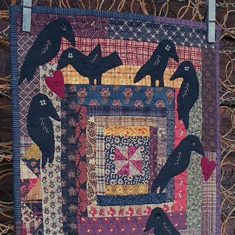 Crow Quilt Pattern Etsy