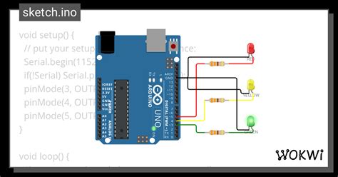 traffic light wokwi esp32 stm32 arduino simulator