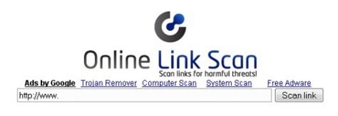 Online Link Scan prenez des précautions avant d ouvrir une page Web
