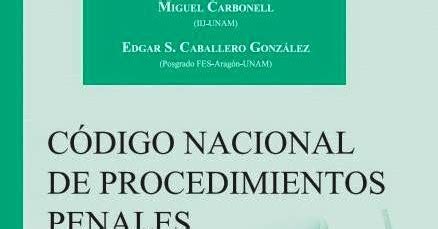 LIBROS EN DERECHO CODIGO NACIONAL DE PROCEDIMIENTOS PENALES CON