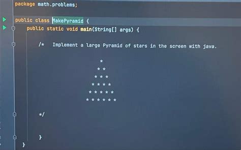 Solved Package Mathproblems Public Class Makepyramid