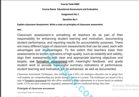 8602 AIOU Solved Assignment No 1 2020 Educational Assessment And