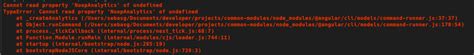 Cannot Read Property Noopanalytics Of Undefined · Issue 14616 · Angularangular Cli · Github