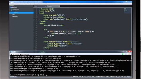 How To Create Server Side Mvc Apps With Nodejs And Express Youtube