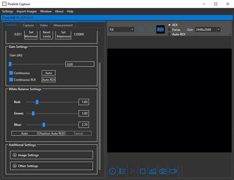 Preferences Pixelink Capture Pixelink Support