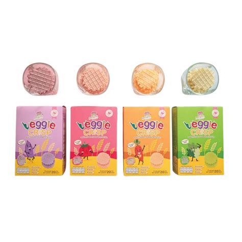 Farmrak ฟาร์มรัก ขนมข้าวกล้องอบกรอบผสมผักและผลไม้ สำหรับเด็ก Shopee