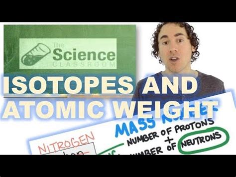 Atomic Weight Definition Overview Expii