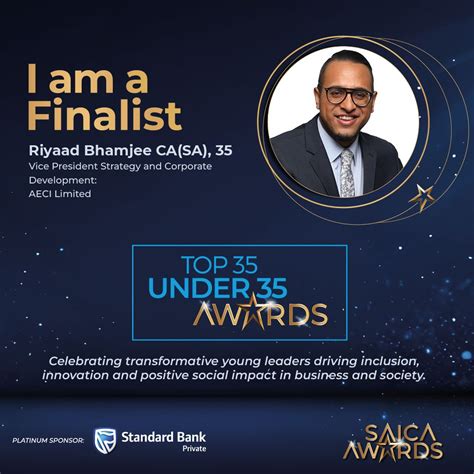 Riyaad Bhamjee On Linkedin Saicatop35u35 Differencemakers Transformativeleadership Grateful