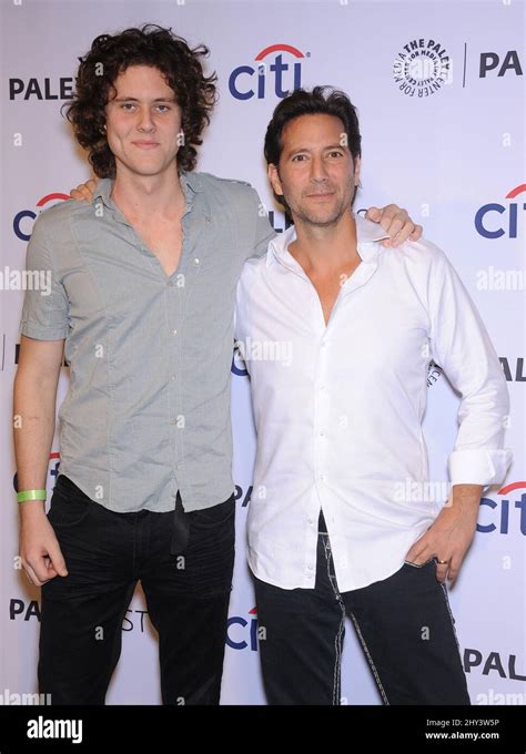 Henry Ian Cusick And Eli Cusick Arrives For The Lost 10th Anniversary