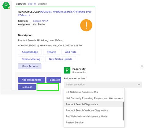 Microsoft Teams Pagerduty