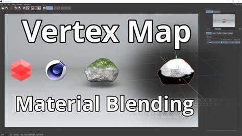 vertex map material blending in redshift for cinema 4d youtube