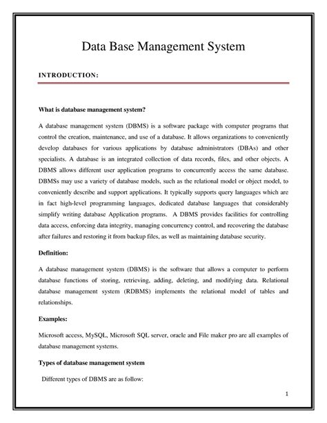 Pdfcoffee Pdf Data Base Management System INTRODUCTION What Is