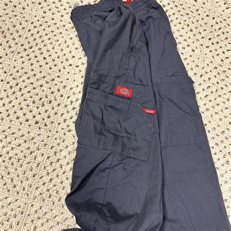 Grey Dickies Pants Cargo Depop