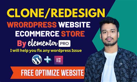 duplicate redesign clone copy revamp design wordpress website by