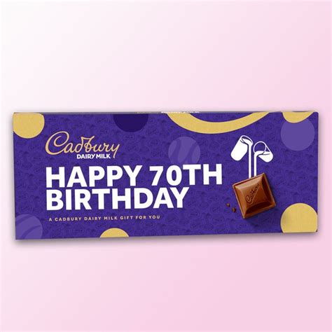 Cadbury Dairy Milk 50th Birthday Bar 850g Moonpig