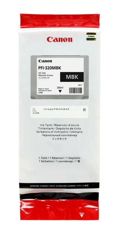 Tusz oryginalny Canon PFI-320MBK Matte Black 300 ml Sklep Everprint.pl ...