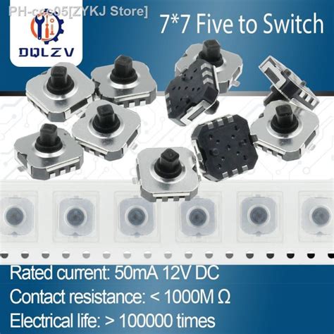 Skrhabe010 5 Way Direction Smd Tact Switch Push Button Joystick In