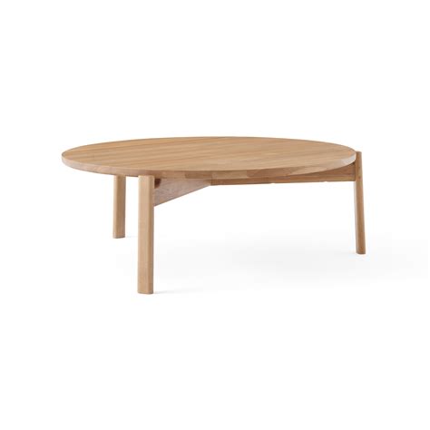 Passage Lounge Table Ø90 Natural Oak Architonic