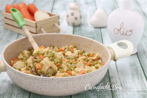 POLLO CON PISELLI Tenerissimo E Cremoso