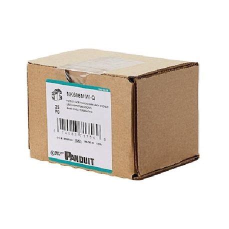 Panduit NetKey NK688MBU Q 8 Position 8 Wire Cat 6 Punchdown
