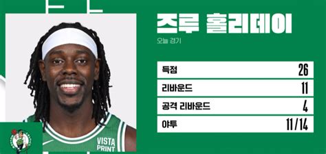 즈루 할러데이 오늘 스탯 농구 에펨코리아