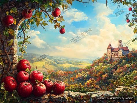 Ai创作图果园苹果墙画 苹果树3d画 果园苹果装饰画 果园苹果背景墙 3d立体画苹果树 苹果壁画 苹果墙画 丰收的苹果园 苹果园素材 3d画苹果树 写实风景合成 手绘苹果园 苹果园插画 果园