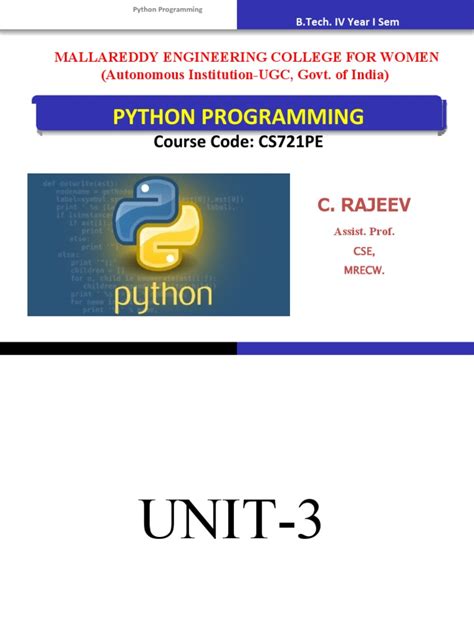 Unit 3 Python Pdf Process Computing Thread Computing