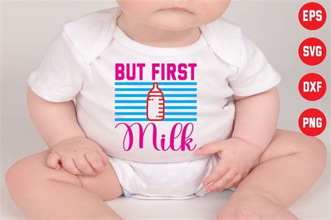 But First Milk Svg Graphic By Smart Design Creative Fabrica